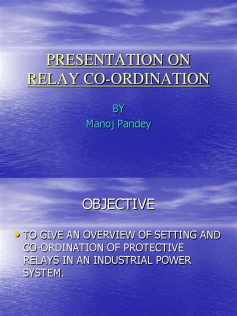 Relay Coordination Pdf Relay Fuse Electrical