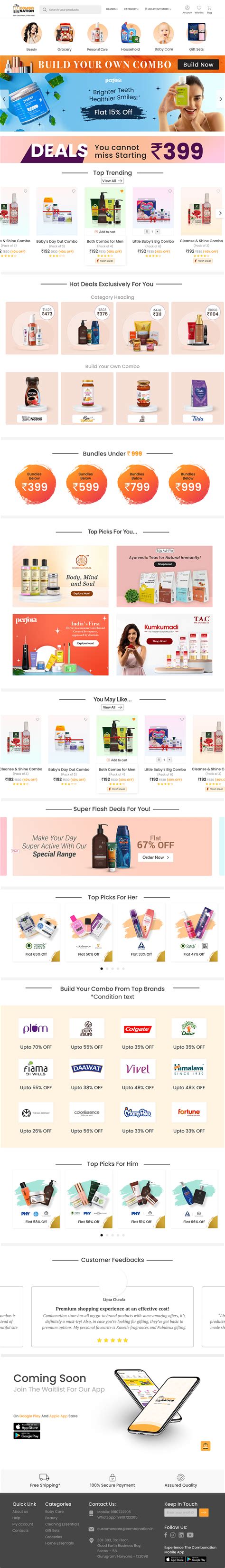 Ecommerce Web Portfolio Behance