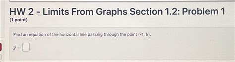 solved hw 2 ﻿limits from graphs section 1 2 problem 1 1