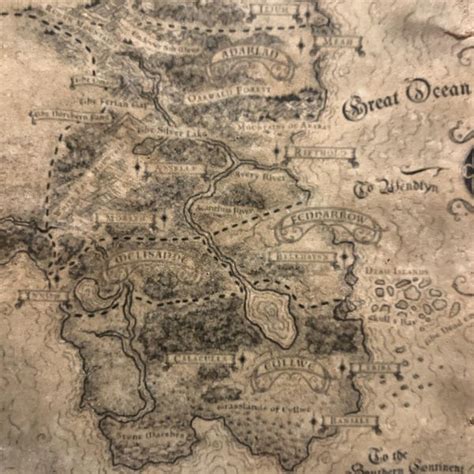 Powerless Reckless Map Of Ilya Coffee Stained 8x10in Etsy