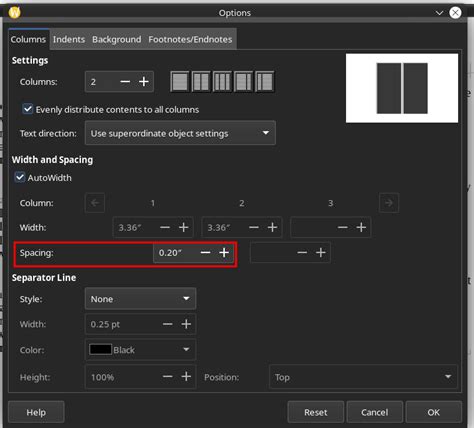 Text Formatting Create Space After Each Section In Libreoffice Writer