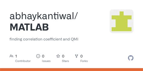 Github Abhaykantiwalmatlab Finding Correlation Coefficient And Qmi