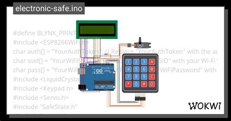 Smart Lock Wokwi Esp32 Stm32 Arduino Simulator