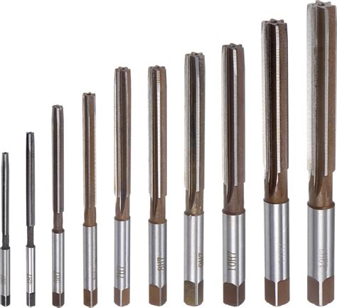 Uxcell 10pcs Hand Reamers Set 3mm 4mm 5mm 6mm 7mm 8mm 9mm 10mm 11mm