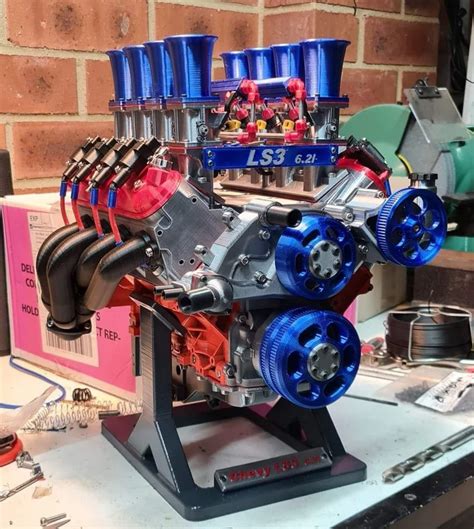 Motor Chevrolet Ls3 6 2l 3d Print Model