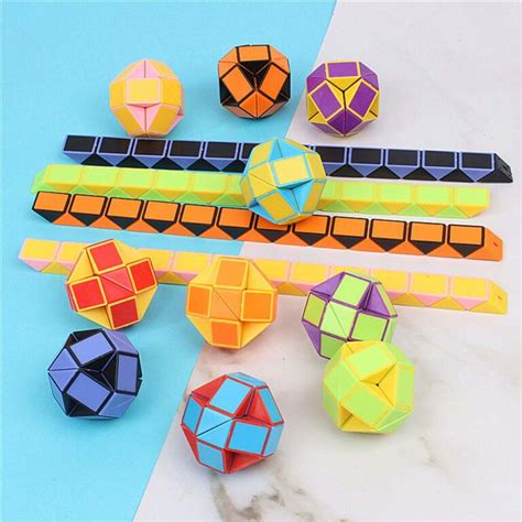 Mini Magic Cube Ruler Assorted Colors T For Toys