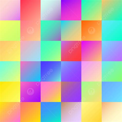 Palette Of Multicolor Holographic Gradients Background Multicolor Elegant Vector Background