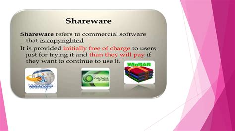 Freeware And Share Ware Ppt Shareware And Freeware Computer Software And Applications