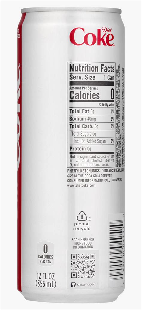 Diet Coke Ingredients Label