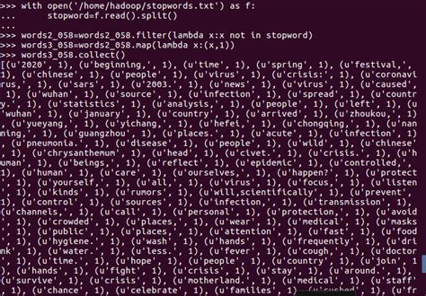 Spark RDD编程 综合实例 英文词频统计 无可奈何花落 博客园