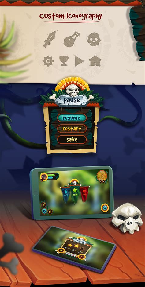 Detailed Cartoon User Interface On Behance