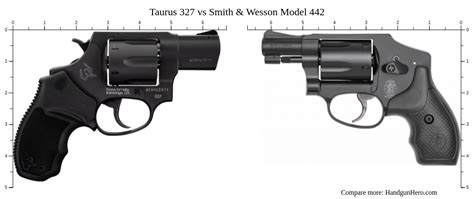 Taurus 327 Vs Smith And Wesson Model 442 Size Comparison Handgun Hero