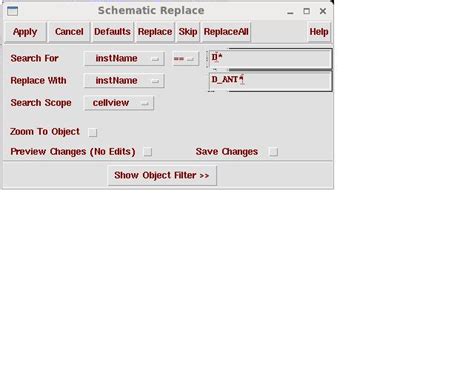Skill Script For Find And Replace Of Instances Custom Ic Design
