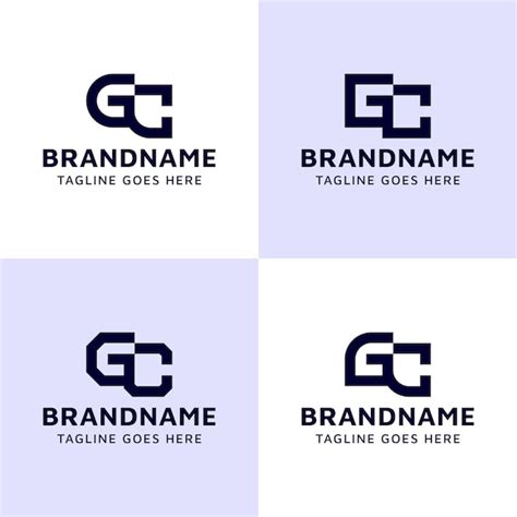 Gc Letters Vectors And Illustrations For Free Download