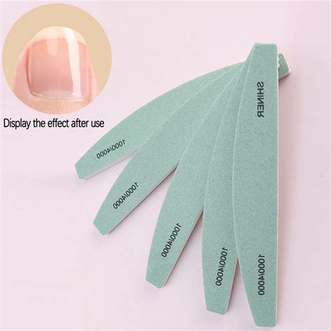 5pcs Lot Nail Buffer Block 1000 4000 Colorful Buffing Block Shine