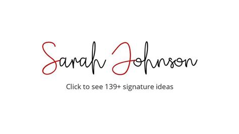 Stylish Signature Ideas In Cool Handwriting