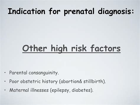 Ppt Prenatal Diagnosis Powerpoint Presentation Free Download Id4521804