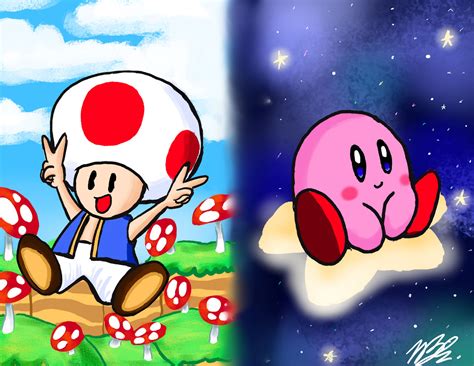 Toad X Kirby By 129retrozity On Deviantart