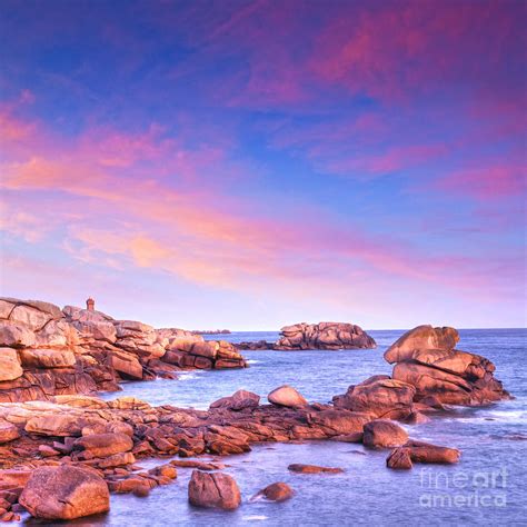 Pink Granite Coast Brittany France Photograph By Colin And Linda Mckie