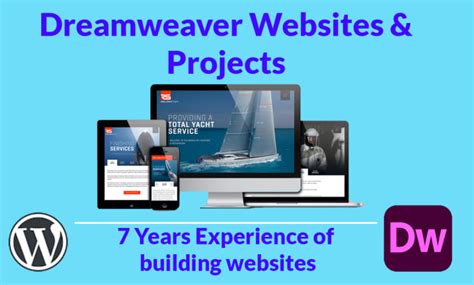 create a responsive dreamweaver website by kieranpitt97 fiverr
