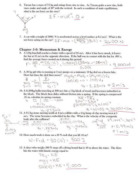 Free Fall Problems Worksheet E
