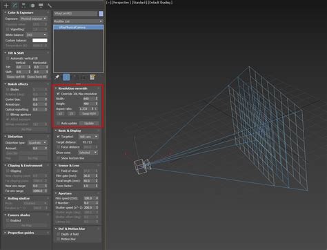 cÁc tÍnh nĂng mỚi cỦa vray physical camera trong v ray 6 hotfix 1 boc