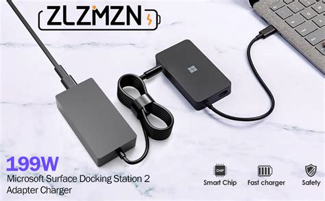 199w 15 35v 12 96a Ac Adapter Charger Compatible With Microsoft Surface Docking