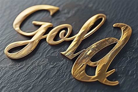 Gold Text Effect Editable Elegant And Rich Text Style Premium Ai