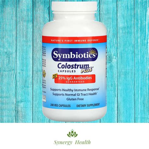 Symbiotics Colostrum Plus 240 tabs - Synergy UK