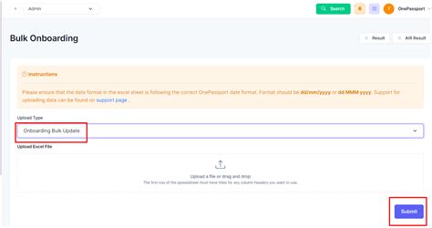 Updating People Details OnePassport