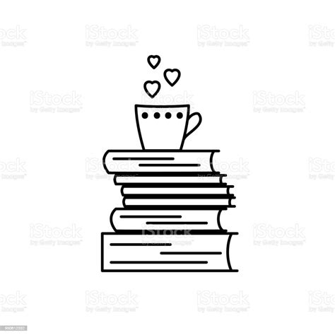 책 사랑 아이콘입니다 흑인과 백인 벡터 절연 선형 부호입니다 검은색에 대한 스톡 벡터 아트 및 기타 이미지 검은색 공부 교육 Istock