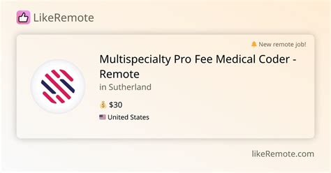 📩 Multispecialty Pro Fee Medical Coder Remote At 🏢 Sutherland Salary 💰 30 📍remote Job In 🇺🇸