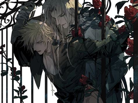 Cloud Strife And Sephiroth Final Fantasy And 1 More Drawn By