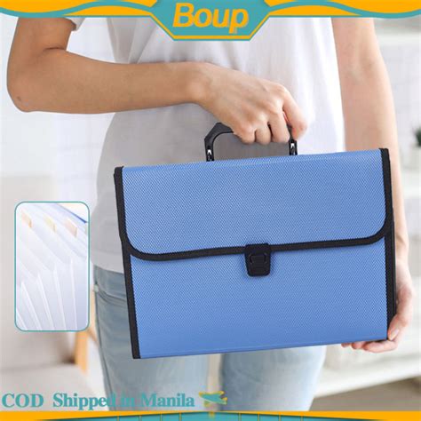 Accordion Folder A4 Plastic Expanding Accordion File Portable Document Paper Organizer Lazada Ph