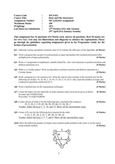 Ignou Mcs 21 Solved Assignment 2023 24 English Medium Ignou Solved