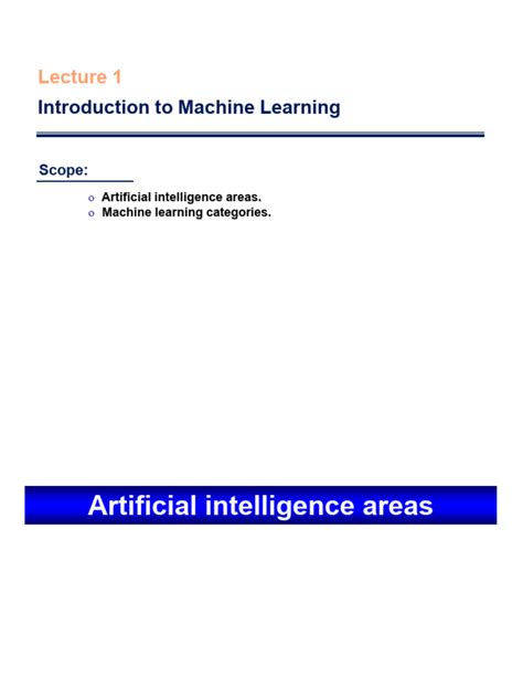 Mlf Lec01 Pdf Machine Learning Artificial Intelligence