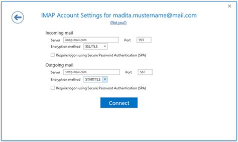 Setting Up Outlook IMAP