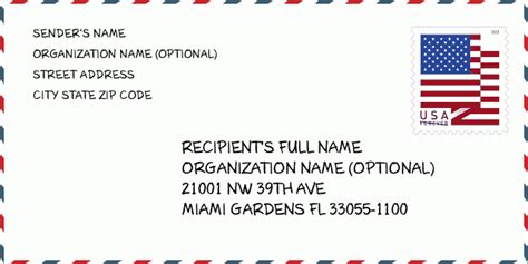 City Miami Gardens Fl Florida United States Zip Code 5 Plus 4 ️