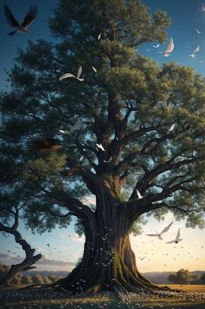 Premium Ai Image Tree Image