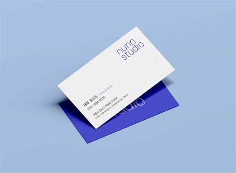 깔끔하고 감성적인 명함디자인해 드립니다 크몽