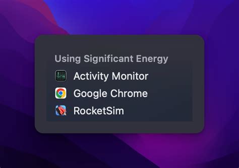 high battery usage · issue 214 · avdlee rocketsimapp · github