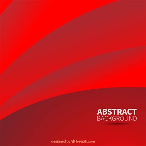 Free Vector Abstract Red Background With Curves