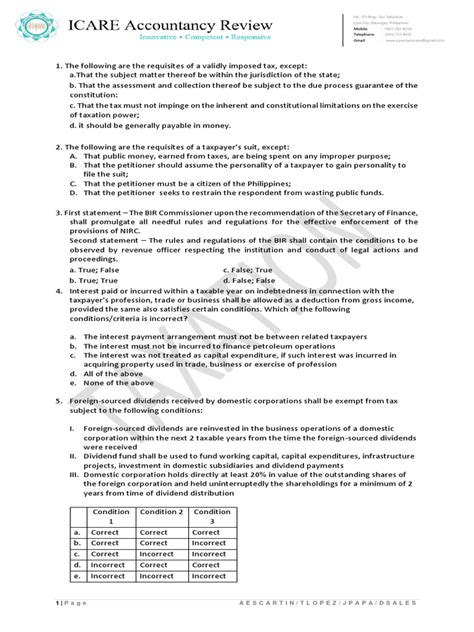 Tax 06 Preweek Lecture Pdf Value Added Tax Taxes