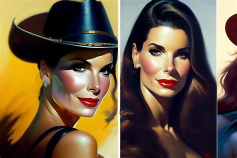 Lexica Female Characters Oil Painted By Frank Frazetta Modeled On Sandra Bullock And Bryce