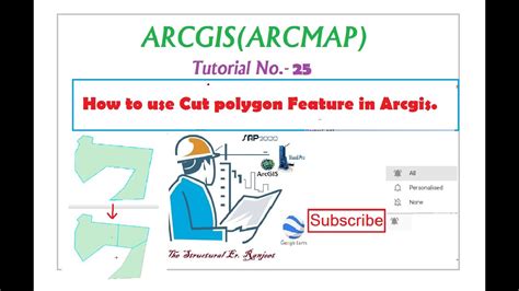 Arcgis Tutorial 25 How To Use Cut Polygon Feature In Arcgis Youtube