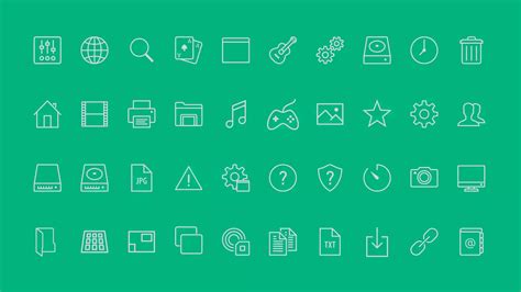 Icons IOS Contour Set For 7tsp Download On VSThemes Org