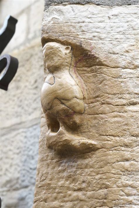 Magic Owl Of Dijon Carved In Relief On North Wall Of Eglise Notre Dame