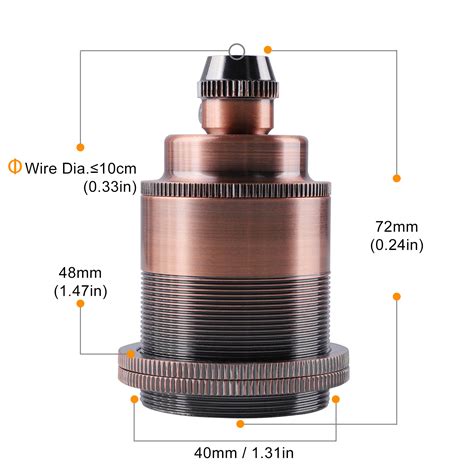 E26 E27 Lamp Base Sockets Vintage Diy Antique Bras Vicedeal