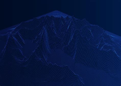 Abstract Background With Wireframe Landscape Design Vector Art At Vecteezy