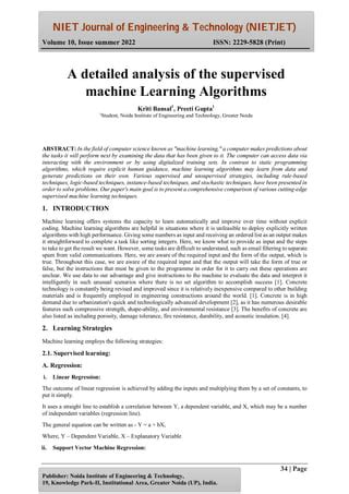 A Detailed Analysis Of The Supervised Machine Learning Algorithms PDF